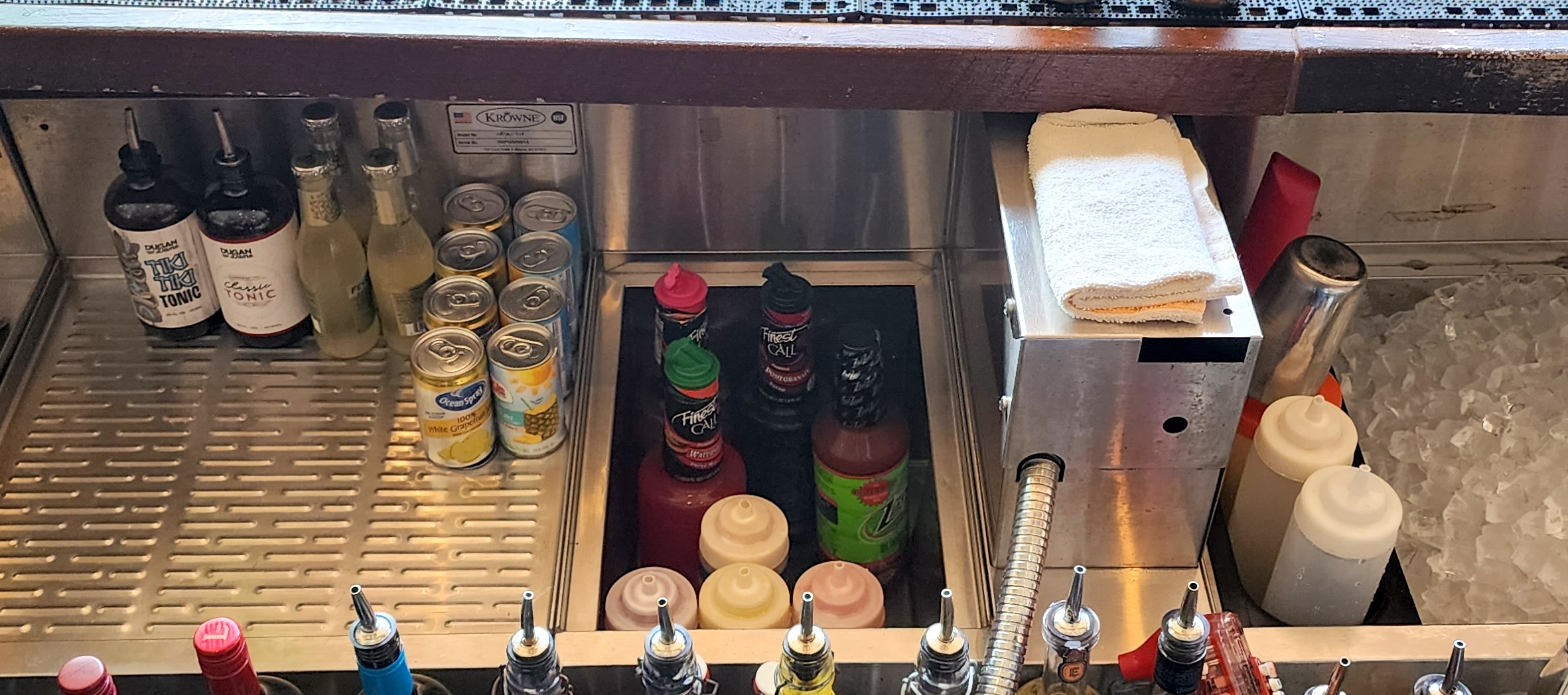 Rocco's Tacos & Tequila Section Setup