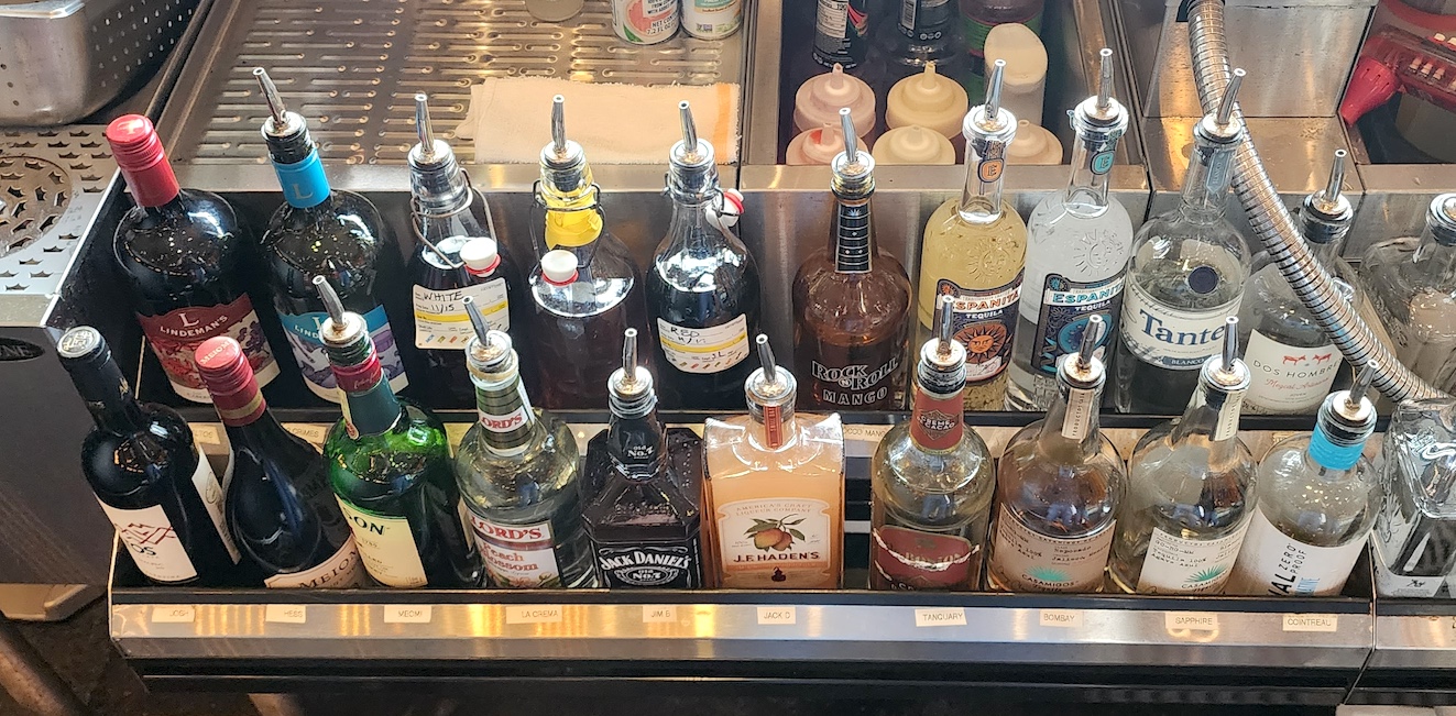 Rocco's Tacos & Tequila Section Setup